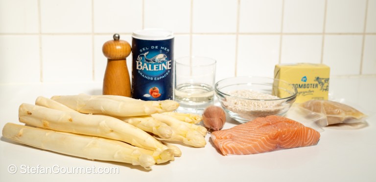 Risotto met sous vide zalm en asperges – Sous vide koken