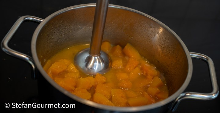 Dorade met pompoenvelouté (Orata con vellutata di zucca) – Sous vide koken