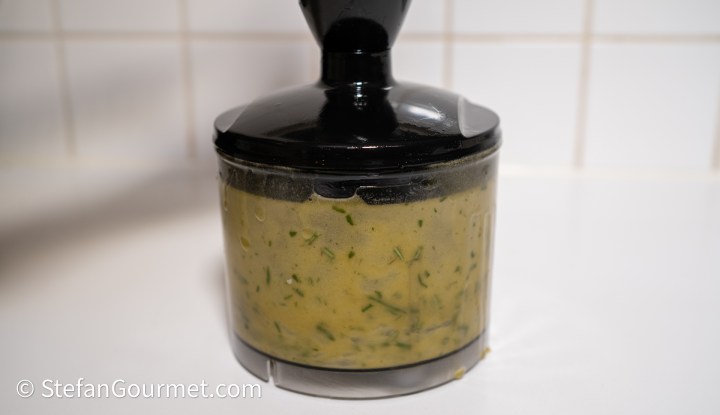 Dorade met pompoenvelouté (Orata con vellutata di zucca) – Sous vide koken