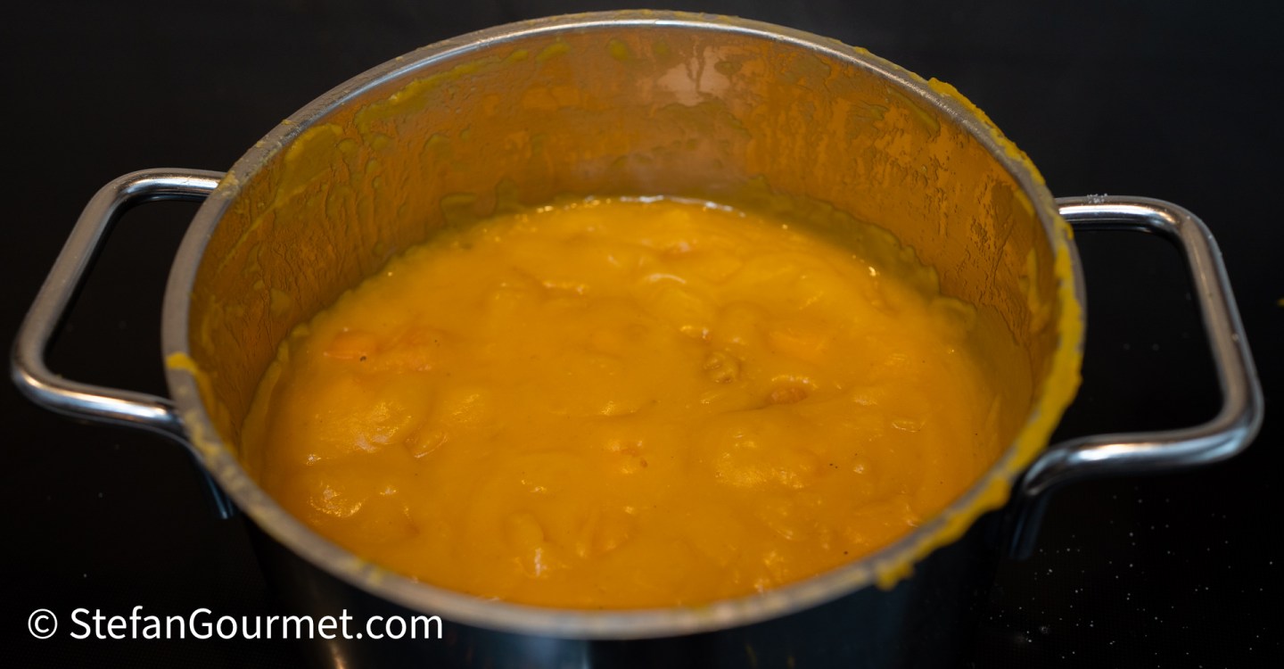 Dorade met pompoenvelouté (Orata con vellutata di zucca) – Sous vide koken